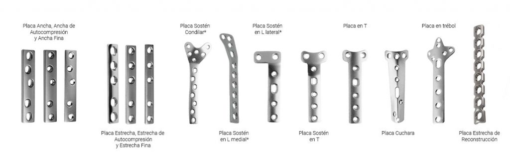 Placas DCP - Placas de Osteosíntesis para Fracturas | Surgival